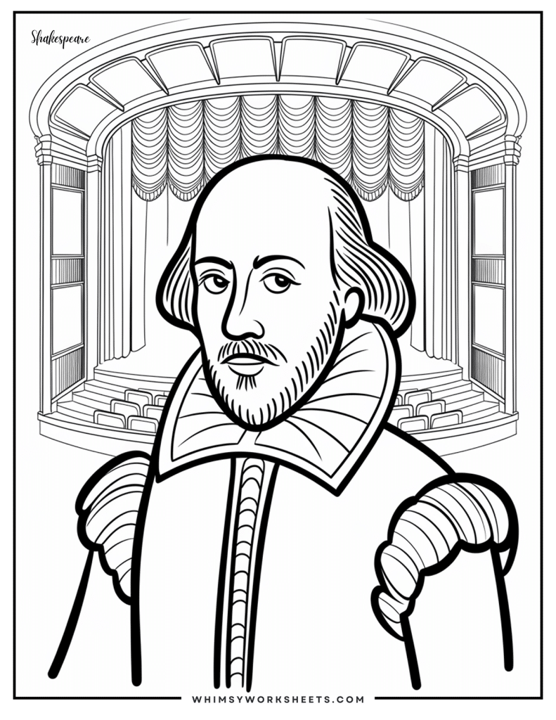 London Coloring Pages: Historic Men • Whimsy Worksheets
