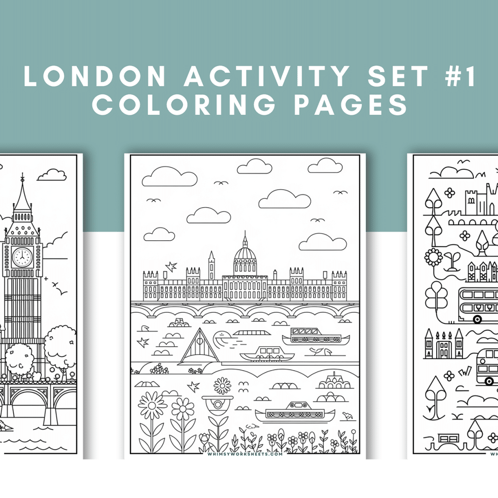 FREE London Coloring Pages: Iconic Sights to Inspire Your Art