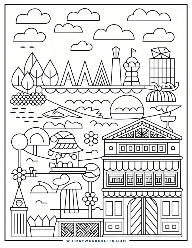 Printable London Activity Pages: Fun for Kids, Adults, and Classrooms