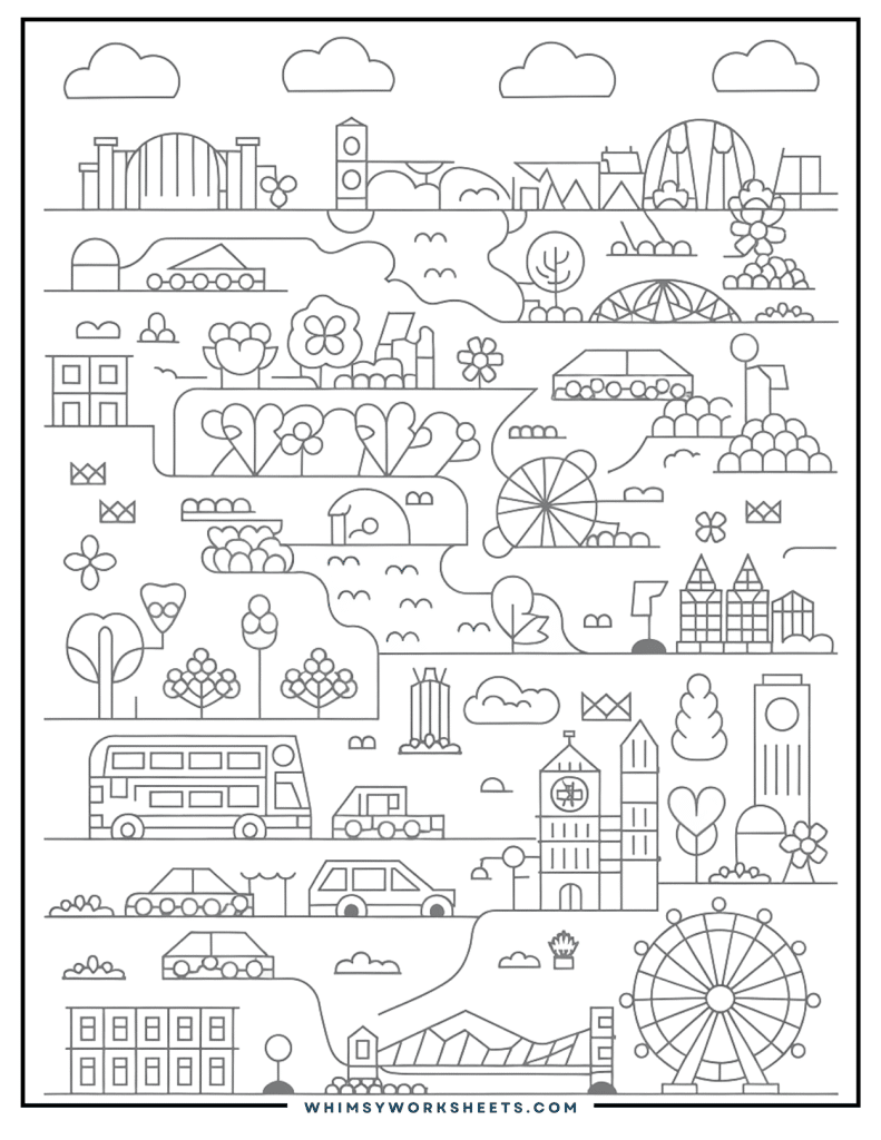Printable London Activity Pages: Fun for Kids, Adults, and Classrooms