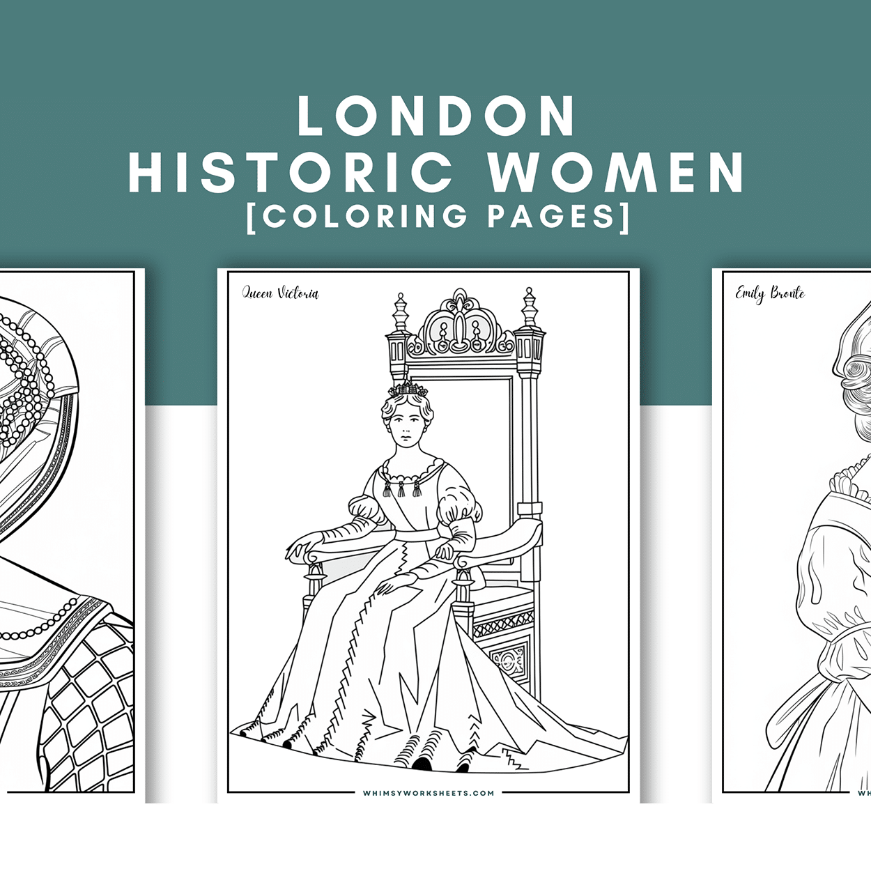 History Coloring Pages • Whimsy Worksheets